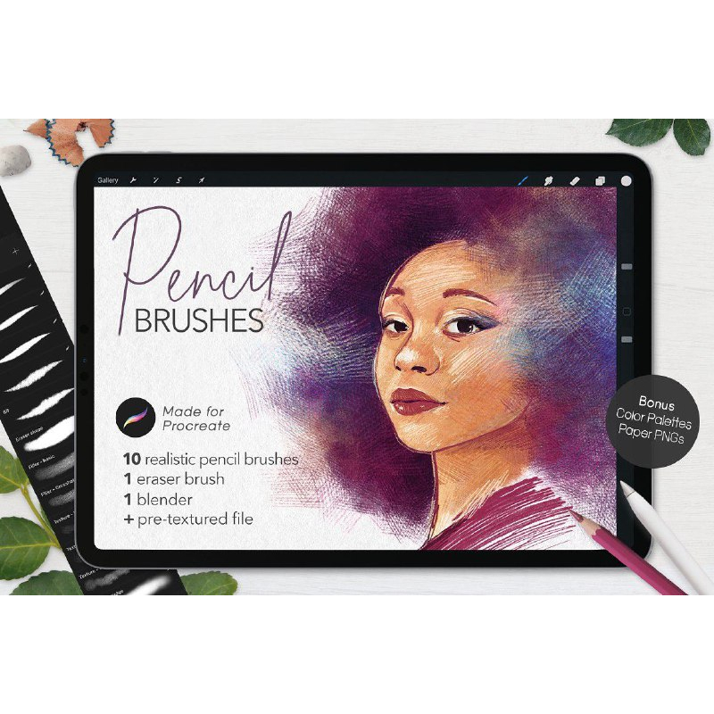 [P293] Ultimate Pencil Brushes For Procreate by Genevieve | Procreate Brushes | Procreate ...