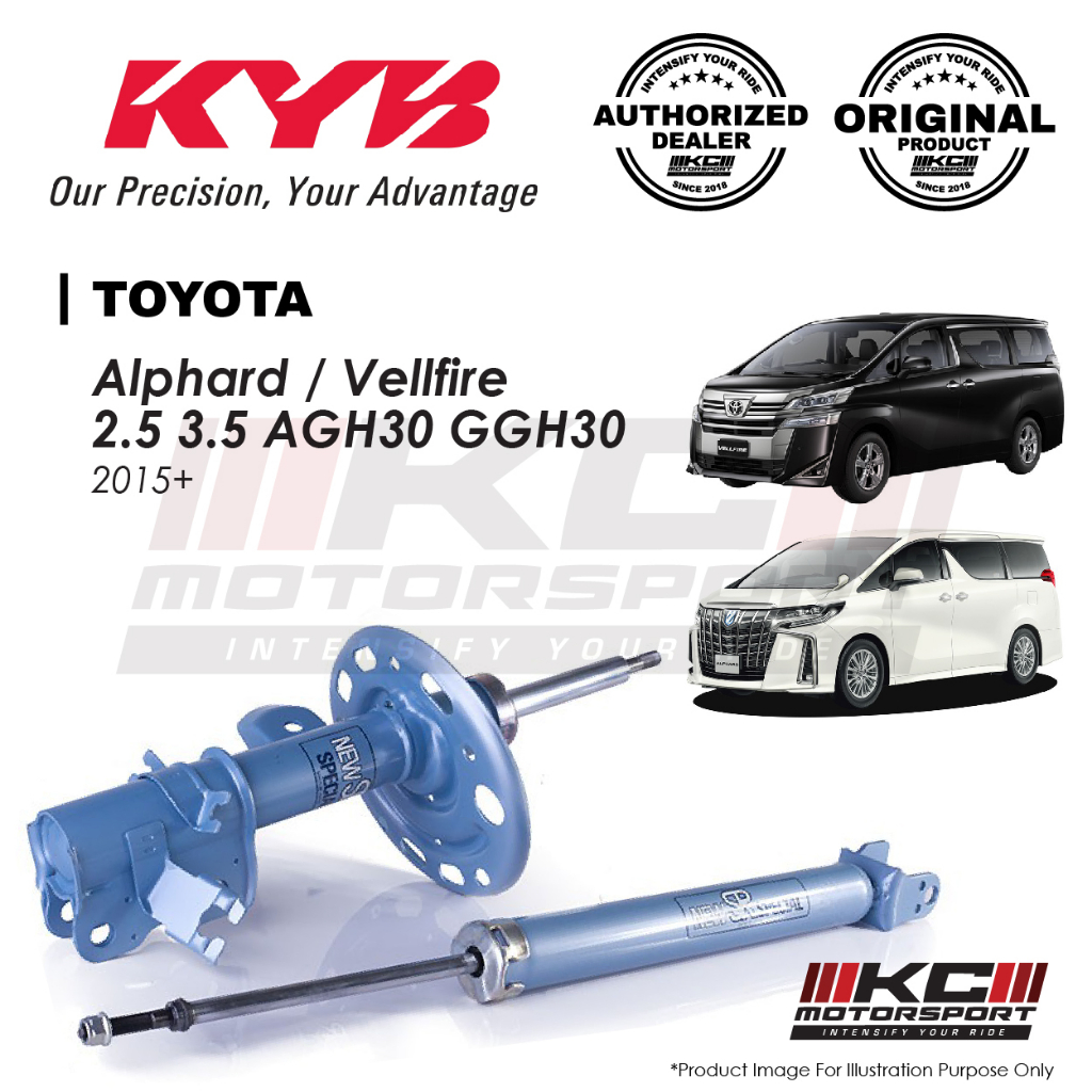 Toyota Alphard / Vellfire 2.5 3.5 AGH30 GGH30 2015+ - KYB NEW SR ...
