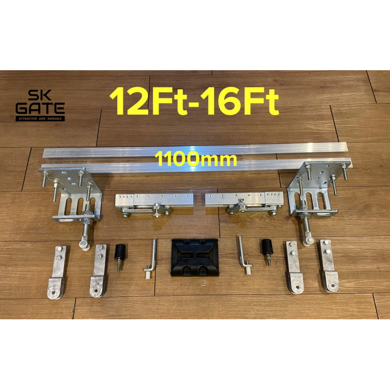 Trackless Folding Gate System Bracket 无轨电动门系统 | Shopee Malaysia