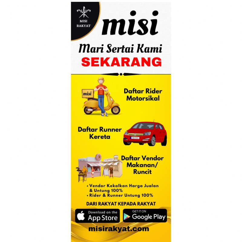 BUNTING MISI SIZE 2x5 (Sertai Kami Sekarang) | Shopee Malaysia