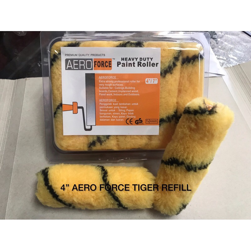 450pcs 4” AEROFORCE TIGER ROLLER REFIL | Shopee Malaysia