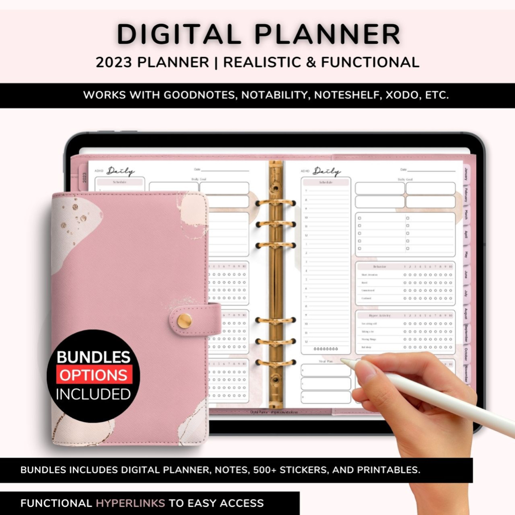 2023 Digital Planner Notebooks PDF Goodnotes / Notability / XODO ...