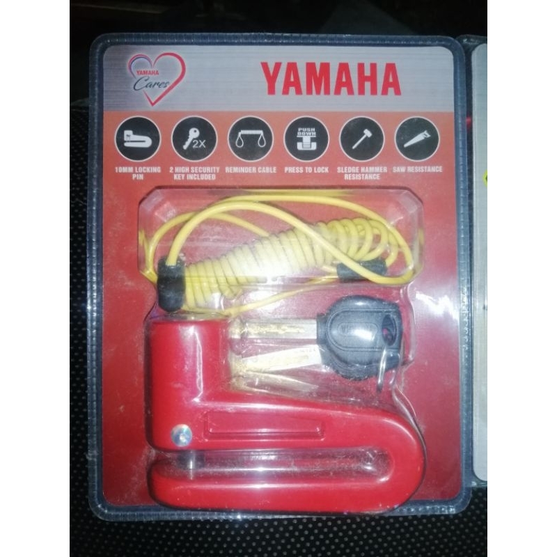 ORIGINAL DISC LOCK YAMAHA | Shopee Malaysia