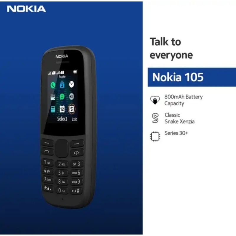 Nokia 105 New Original (1.77+4 Mb+4MB Ram) | Shopee Malaysia