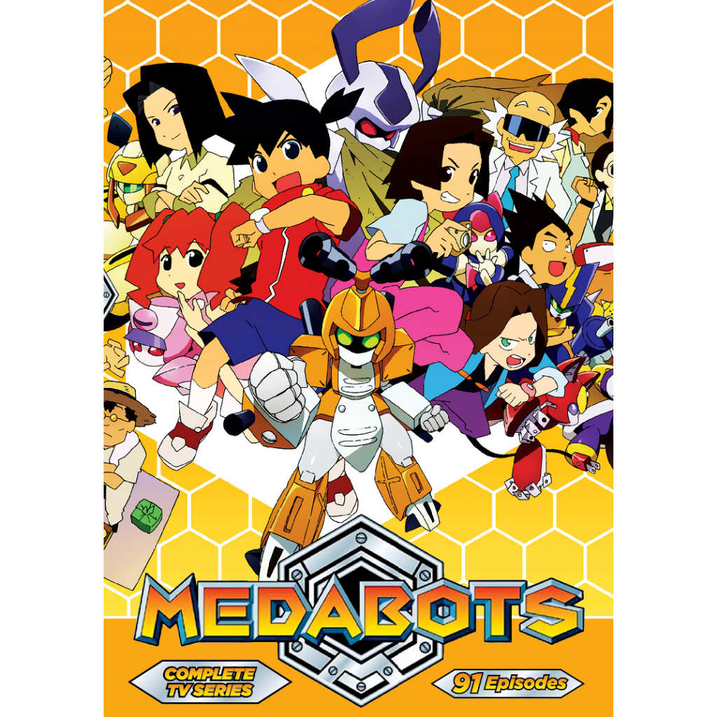 Medabots Complete TV Series ( Vol. 1-91 End ) 徽章战士 Anime DVD (ENGLISH ...