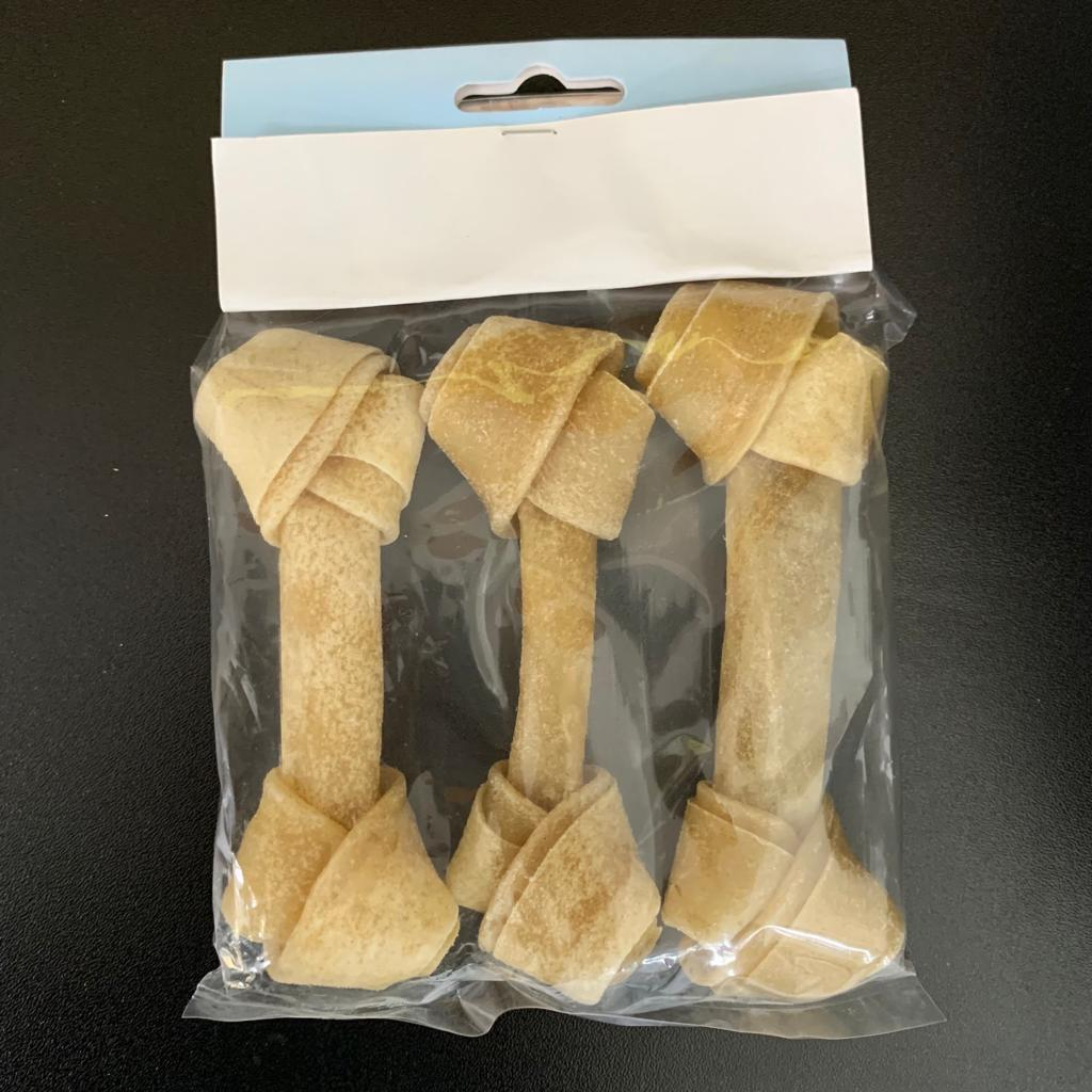 RawHide Pressed Bone Knot Bone Chew Bone - (Dental Care, Pet Chewing ...