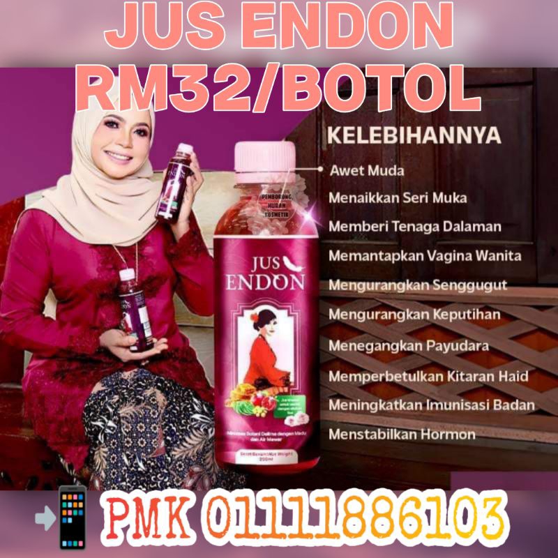 JUS ENDON 2023 📌 ready stock 📌 | Shopee Malaysia