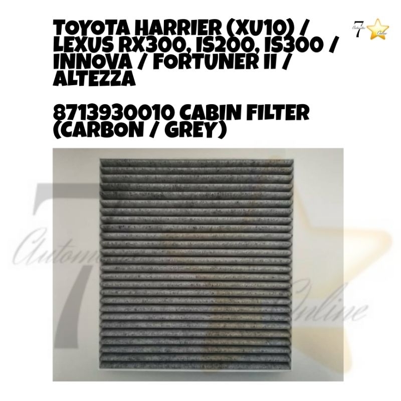 TOYOTA HARRIER (XU10) / LEXUS RX300, IS200, IS300 / INNOVA / FORTUNER ...