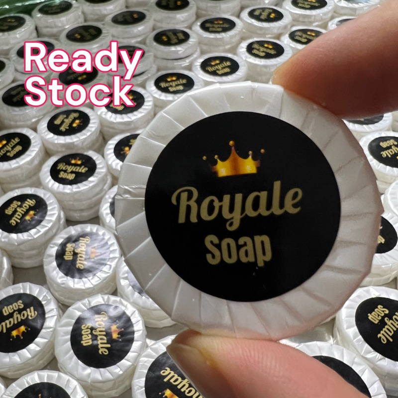 Sabun Hotel Bulat -ROYALE SOAP-(100-200-400)pcs Quality Gred A | Shopee ...