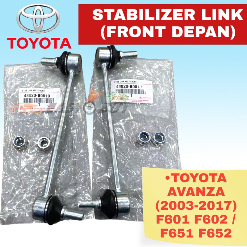 100% ORIGINAL TOYOTA Depan Front Absorber Stabilizer Link - TOYOTA ...