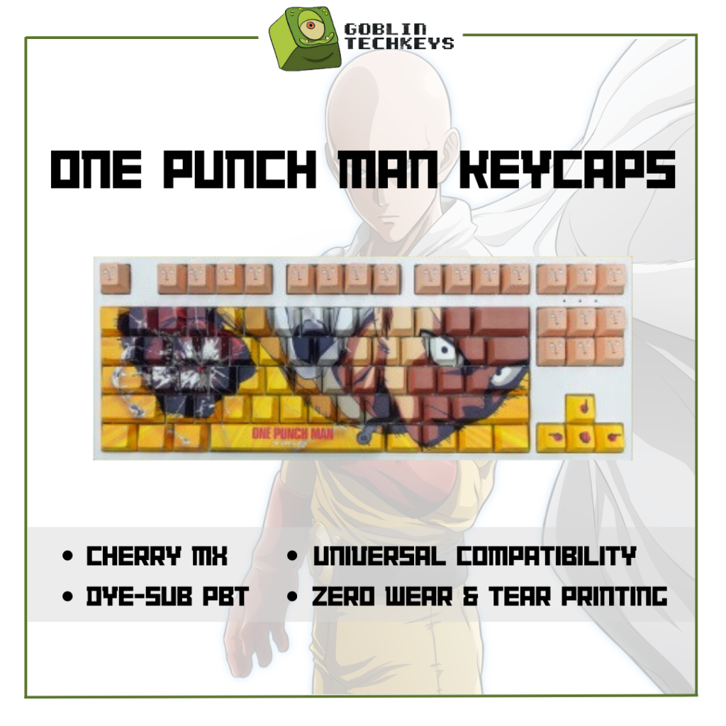 Cool Fan-Made One Punch Man: Saitama Theme Keycaps Set | Shopee Malaysia