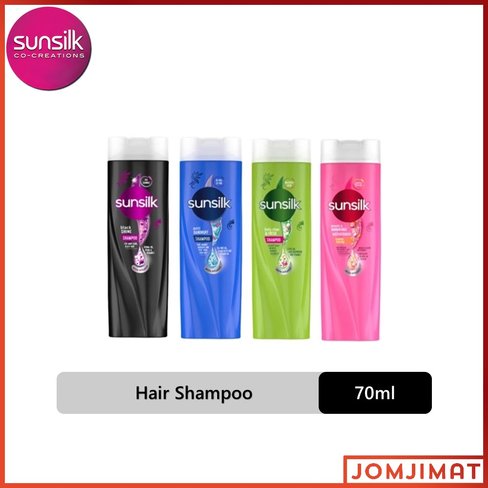 Sunsilk Hair Shampoo 70ml / Smooth & Manageable Perfect Straight Hair fall Solution Anti ...