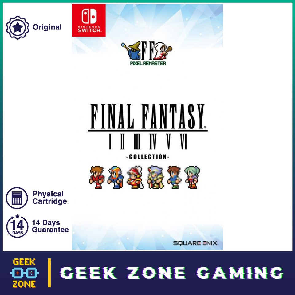 Nintendo Switch Final Fantasy I - VI Pixel Remaster Collection | Final ...