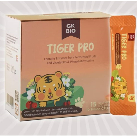 GKBIO • GKB Tiger Pro (15 Sachets) _GKBTP Respiratory Gastrointestinal ...