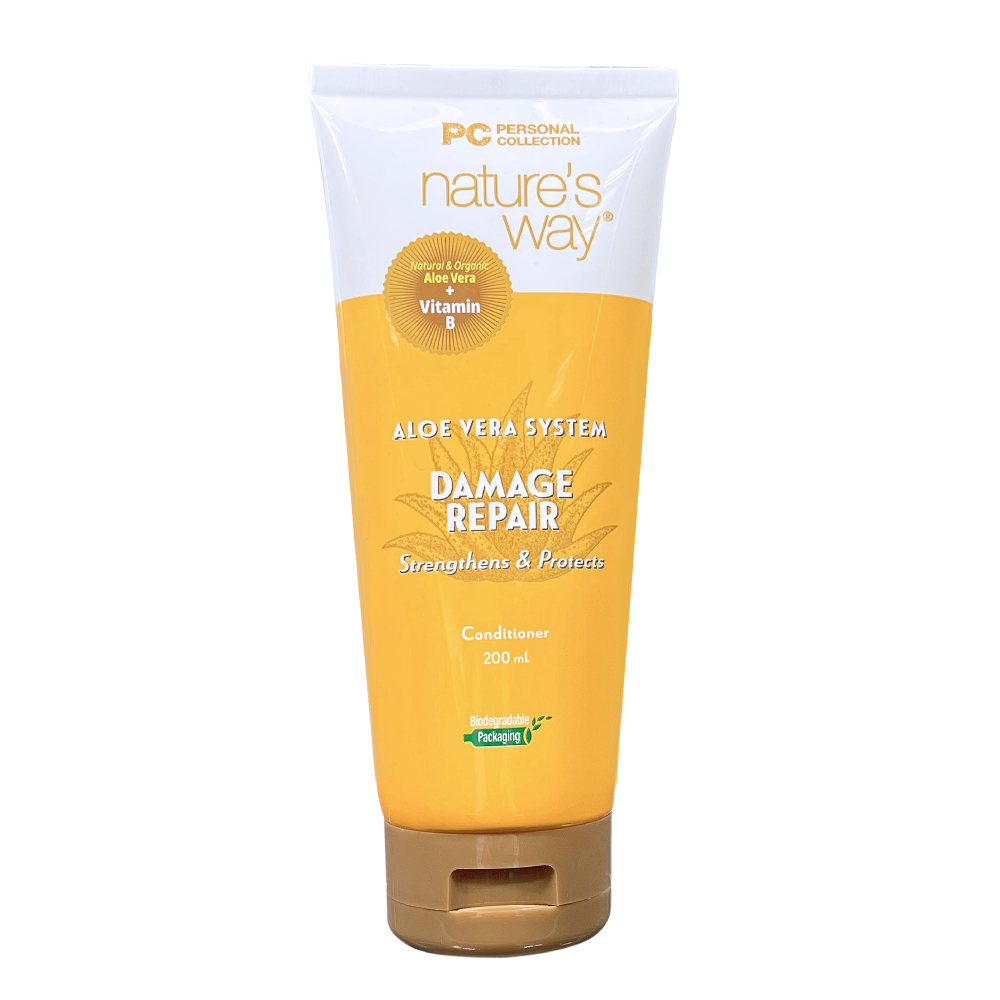 NATURES WAY ALOE VERA SYSTEM CONDITIONER DAMAGE REPAIR 200ML | Shopee ...