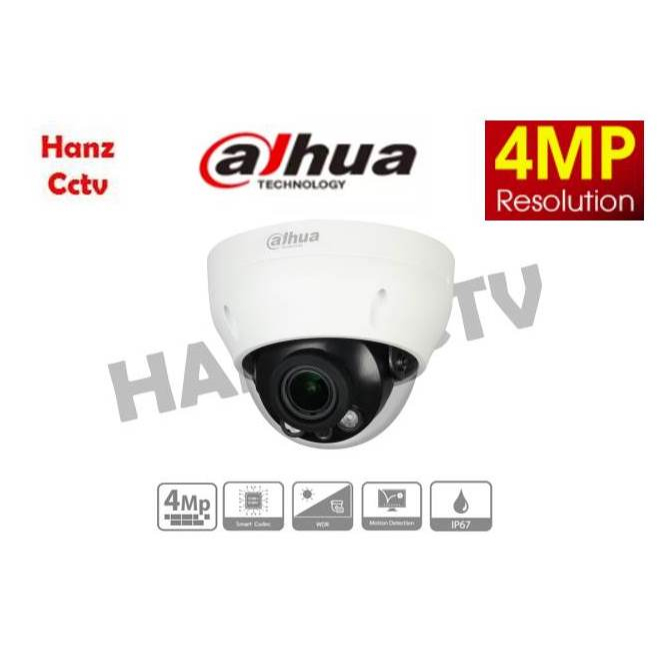 DAHUA IPC-HDPW1431R1-ZS-S4 4MP Entry IR Vari-focal Dome Netwok Camera | Shopee Malaysia