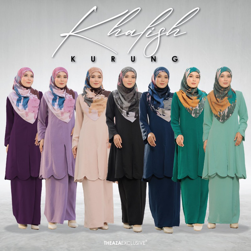 kurung ironless khalish | Shopee Malaysia
