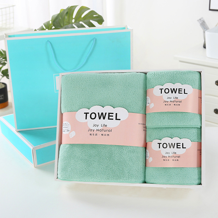 BBD 3 Helai Tuala Plain Soft & Comfortable Thickened Absorbent Three ...