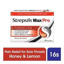STREPSILS Lozenges Soothing Relief for Sore Throat Max Pro 16s | Shopee ...