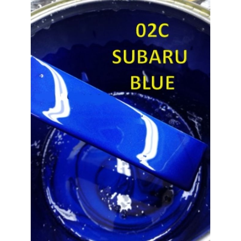 02C SUBARU BLUE/ 2K PAINT/ CAT BANCUH/ CAT KERETA | Shopee Malaysia