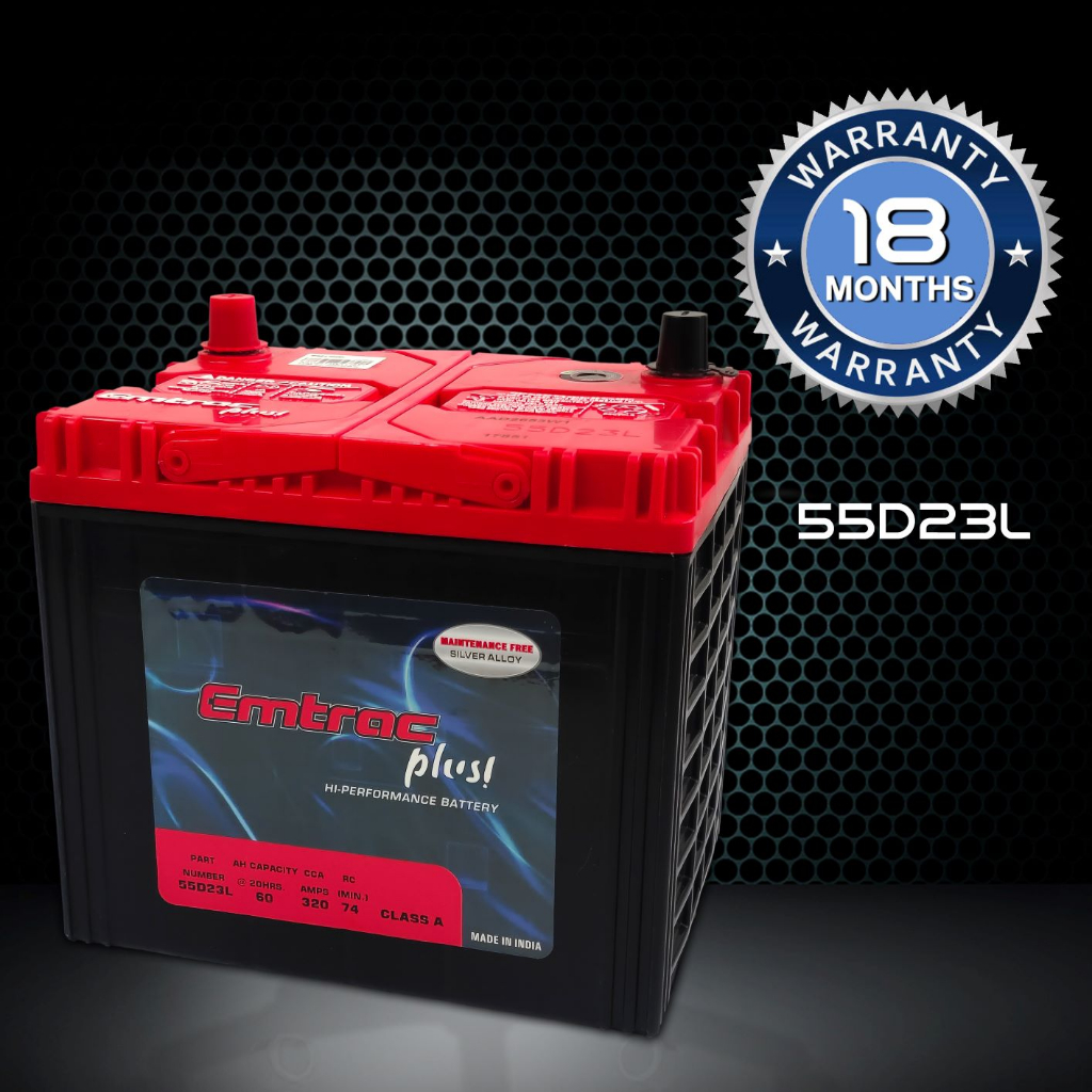 EMTRAC PLUS 55D23L CAR BATTERY | Shopee Malaysia