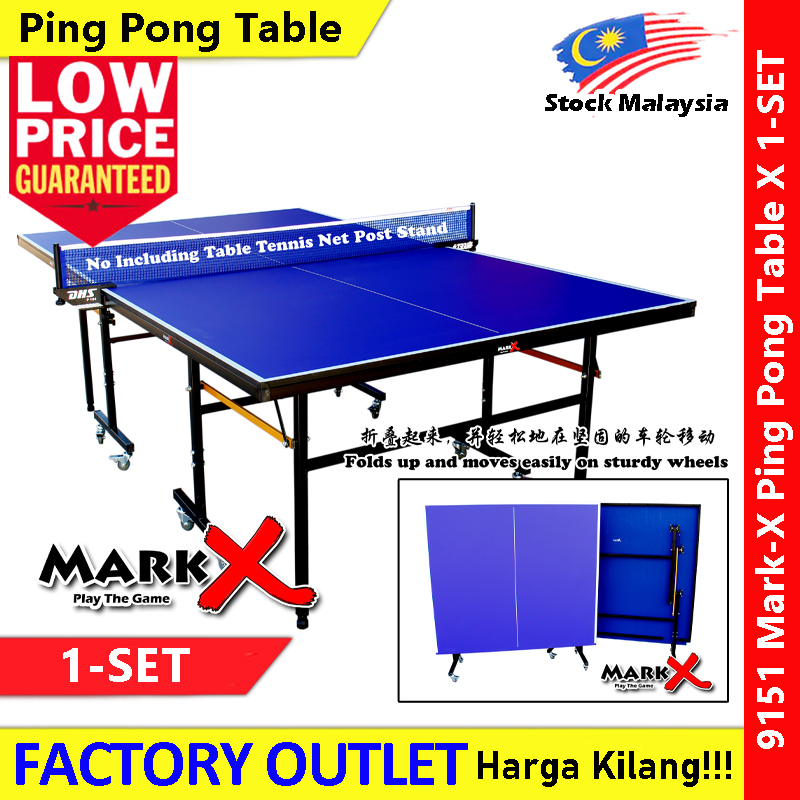 Mark-X Sport Ping Pong Table Meja Ping Pong Table Tennis Table # ...