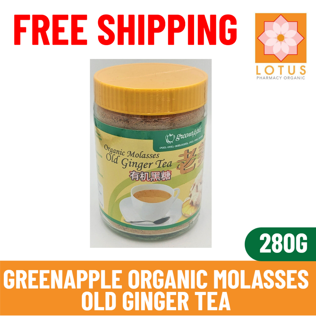 Greenapple Organic Molasses Old Ginger Tea 280g | Shopee Malaysia