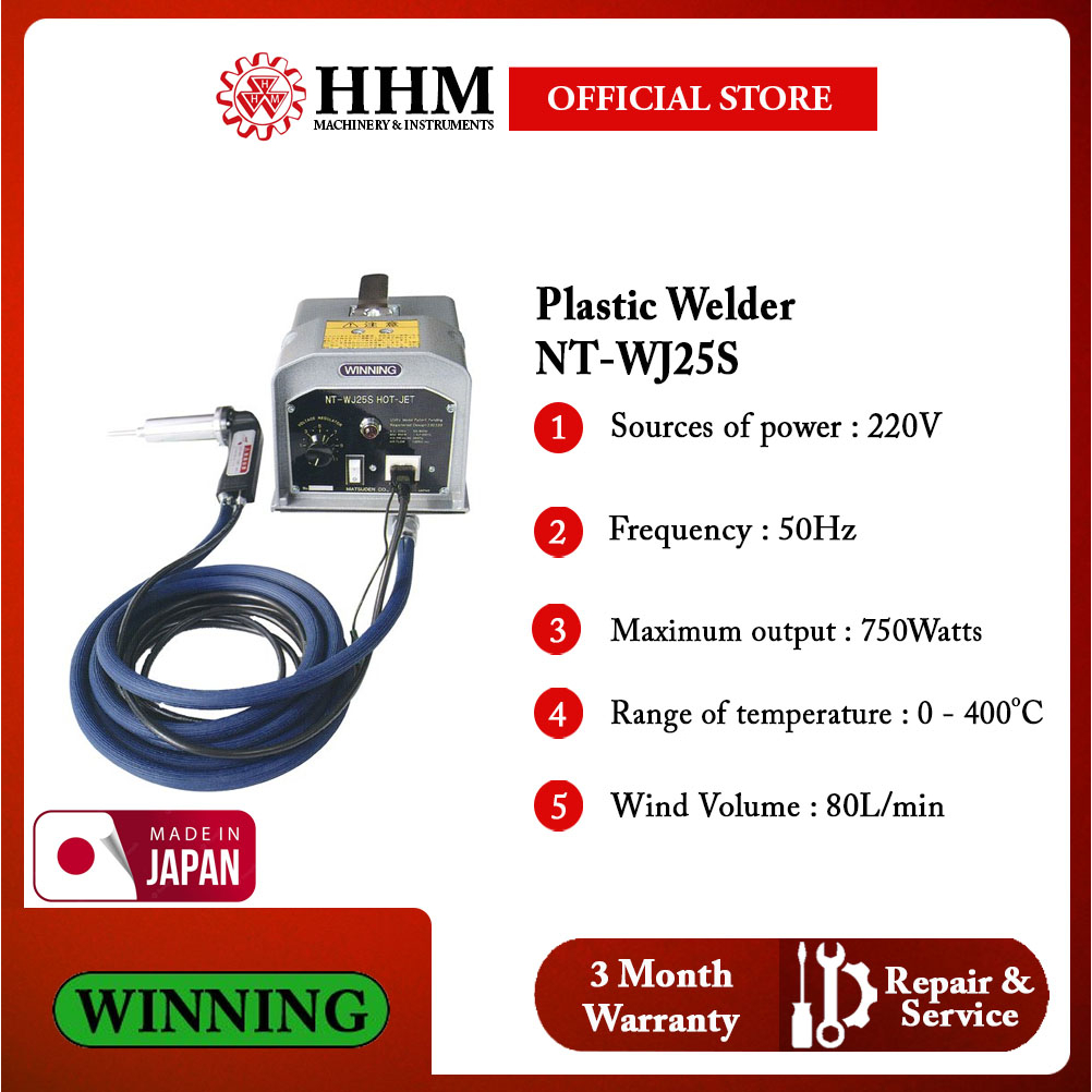 [𝐏𝐑𝐄𝐎𝐑𝐃𝐄𝐑] 𝐖𝐈𝐍𝐍𝐈𝐍𝐆 PVC Welding Machine - 750W x 230V (NT-WJ25S ...