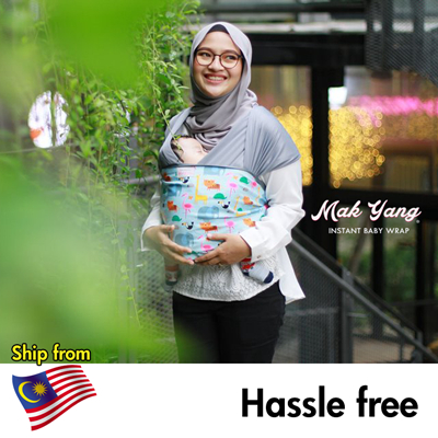 Baby Wrap Mak Yang (black wrap + design sash) - Group A | Shopee Malaysia