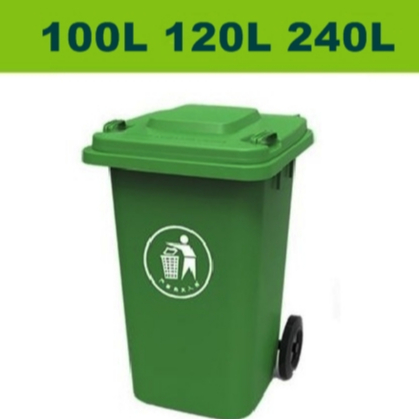 Large Green Dustbin l Bin l Tong Sampah Hijau Besar l 100L/120L/240L ...