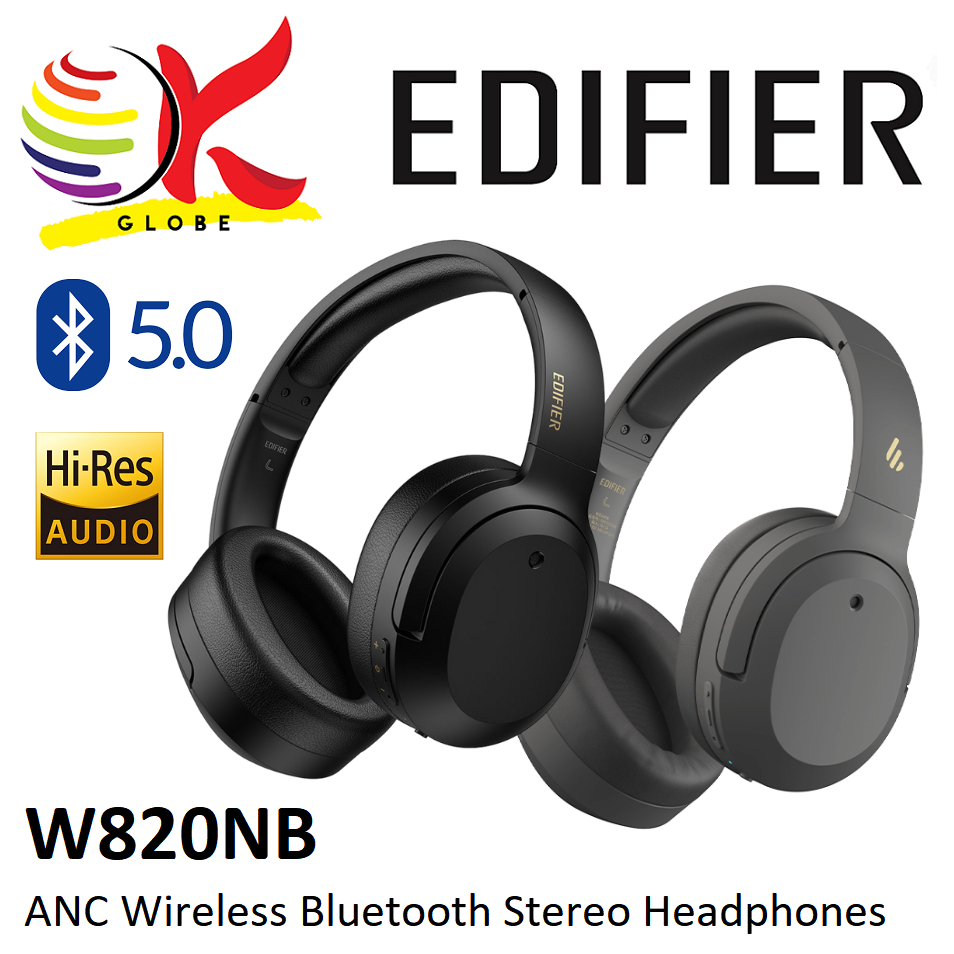 EDIFIER W820NB ACTIVE NOISE CANCELLING BLUETOOTH STEREO HEADPHONE WITH ...