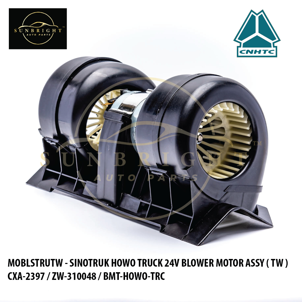 SINOTRUK HOWO TRUCK 24V BLOWER MOTOR ASSY ( TW ) CXA-2397 / ZW-310048 ...