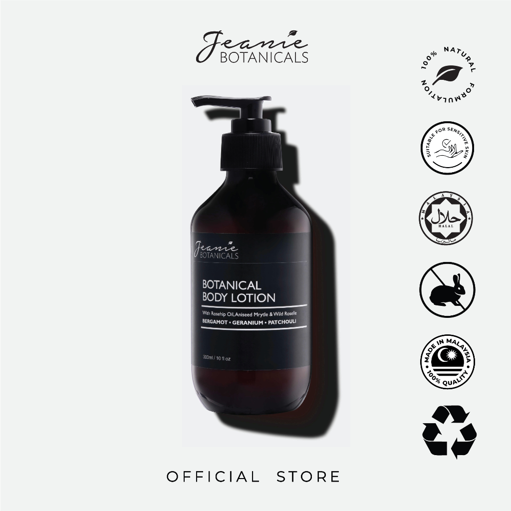 Botanical Body Lotion - Bergamot, Geranium, Patchouli | Shopee Malaysia