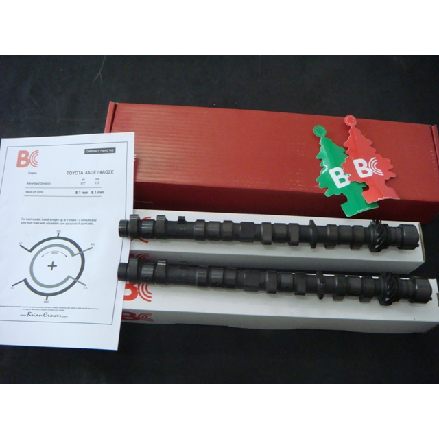 BC 4AGE 4AGZE 16V AE86 AE92 Racing Camshaft 272 Degree High Hi Cam ...