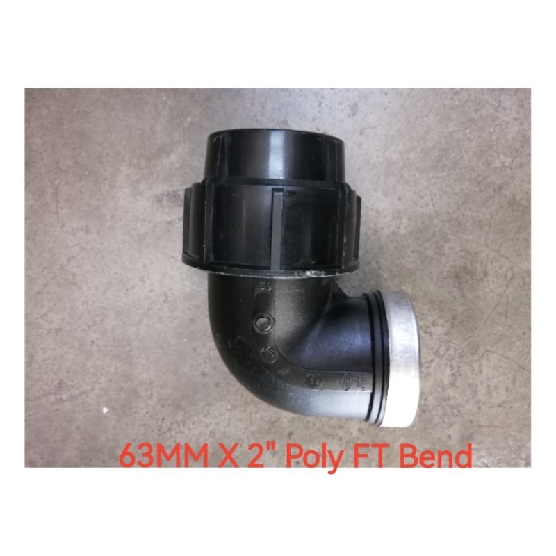 63MM X 2"Poly FT Bend(female thread elbow) | Shopee Malaysia