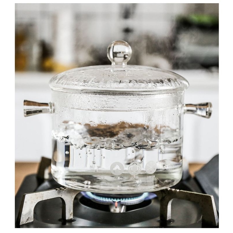 Transparent Glass Borosilicate Cookware Pot | Shopee Malaysia