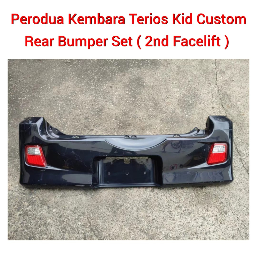 Perodua Kembara Daihatsu Terios Kid Custom Rear Bumper With Reflector ...