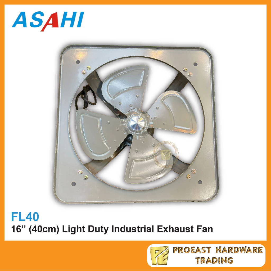 ASAHI FL40 16” (40cm) Light Duty Industrial Exhaust Fan | Shopee Malaysia