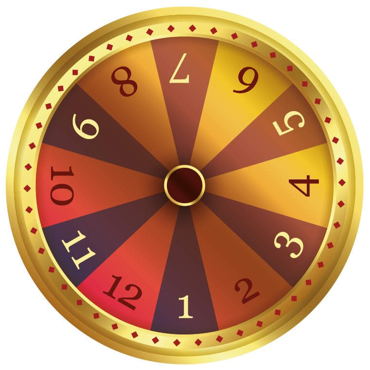 Fortune Wheel/ Lucky Draw Stand/ Gift Spin & Win/ Roda Impian with ...