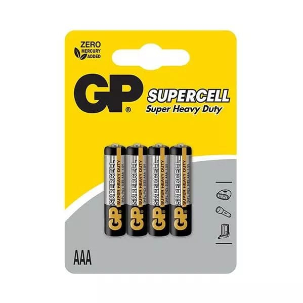 GP BATTERY SUPERCELL SUPER HEAVY DUTY AAA/AA BATTERY | Shopee Malaysia