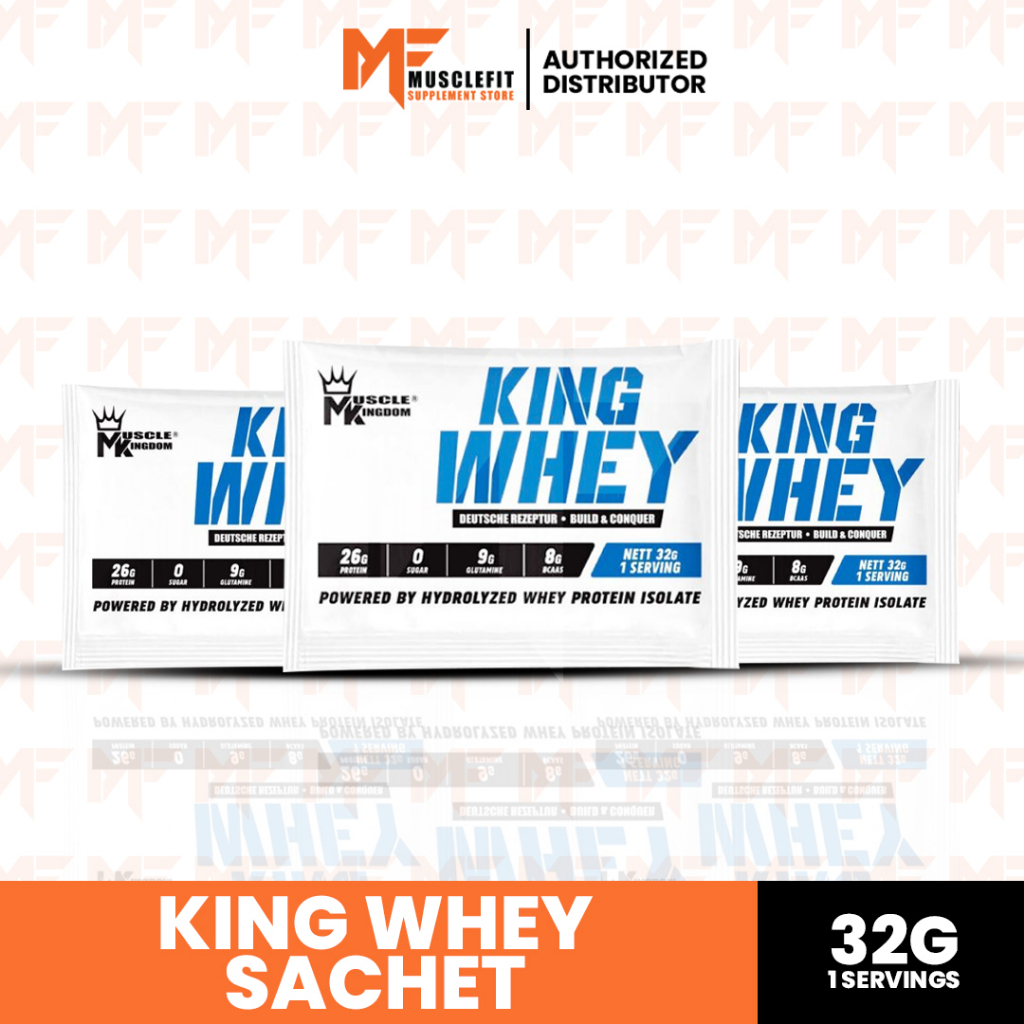 Muscle Kingdom King Whey Protein Hydro Isolate Primary 1 sachet 32 g/1 ...