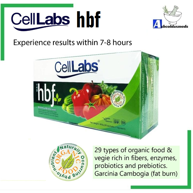 CellLabs HBF Detox and Rejuvenate 15gx20's EXP11/2026 | Shopee Malaysia