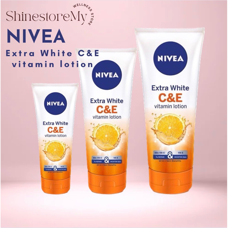 NIVEA Body Lotion - Extra White C&E Vitamin Lotion (70ml / 180ml ...
