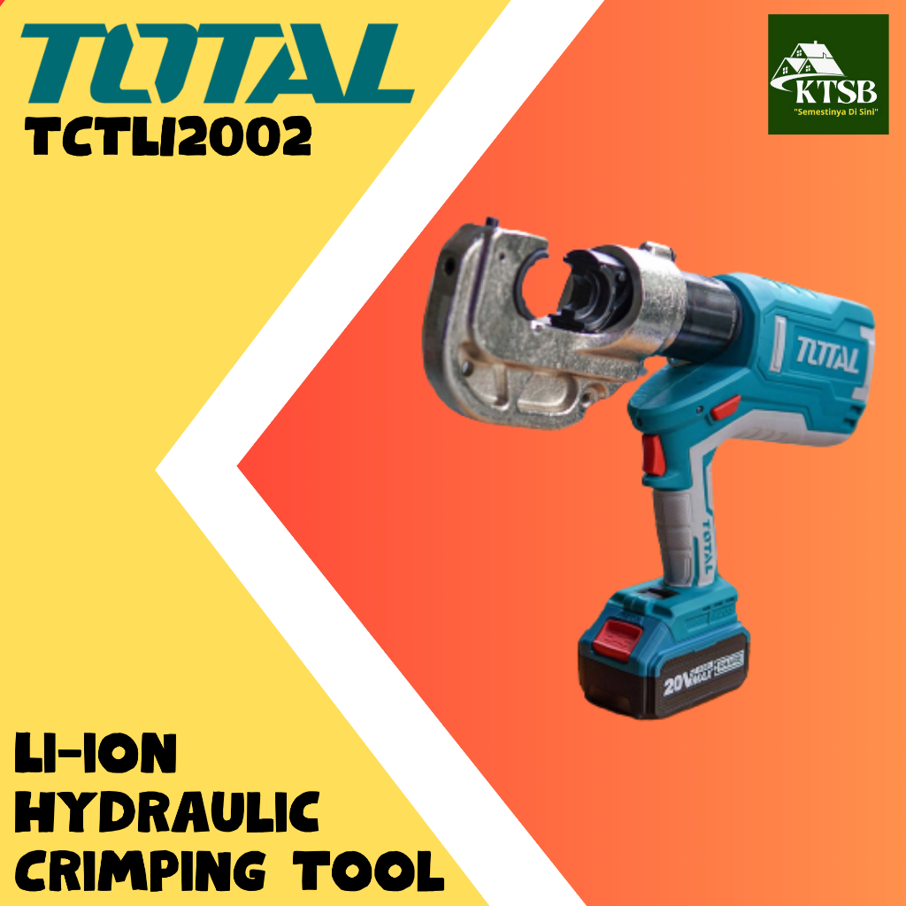 [TOTAL] TCTLI2002 Li-ion Hydraulic Crimping Tool | Shopee Malaysia