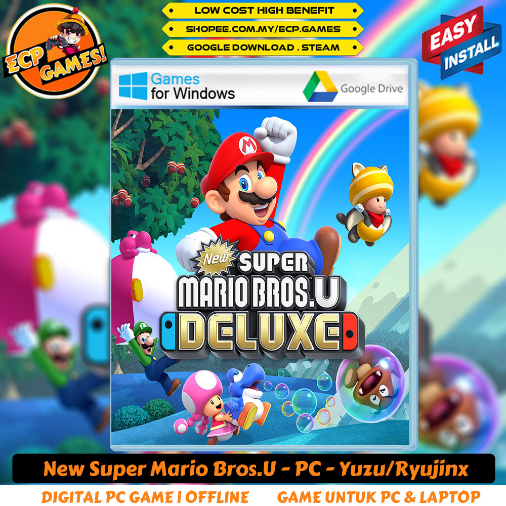 New Super Mario Bros U / PC / Game / Nintendo Switch / Digital Download ...