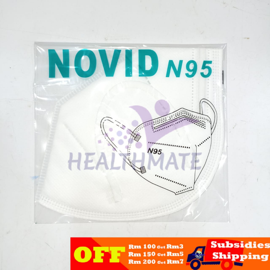 Novid N5P01 5-Ply Disposable Respirator (1PCS) | Shopee Malaysia