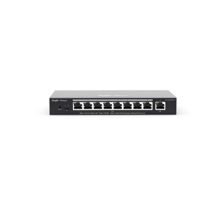 RG-ES209GC-P, 9-Port Gigabit Smart Cloud Mananged PoE Switch | Shopee ...