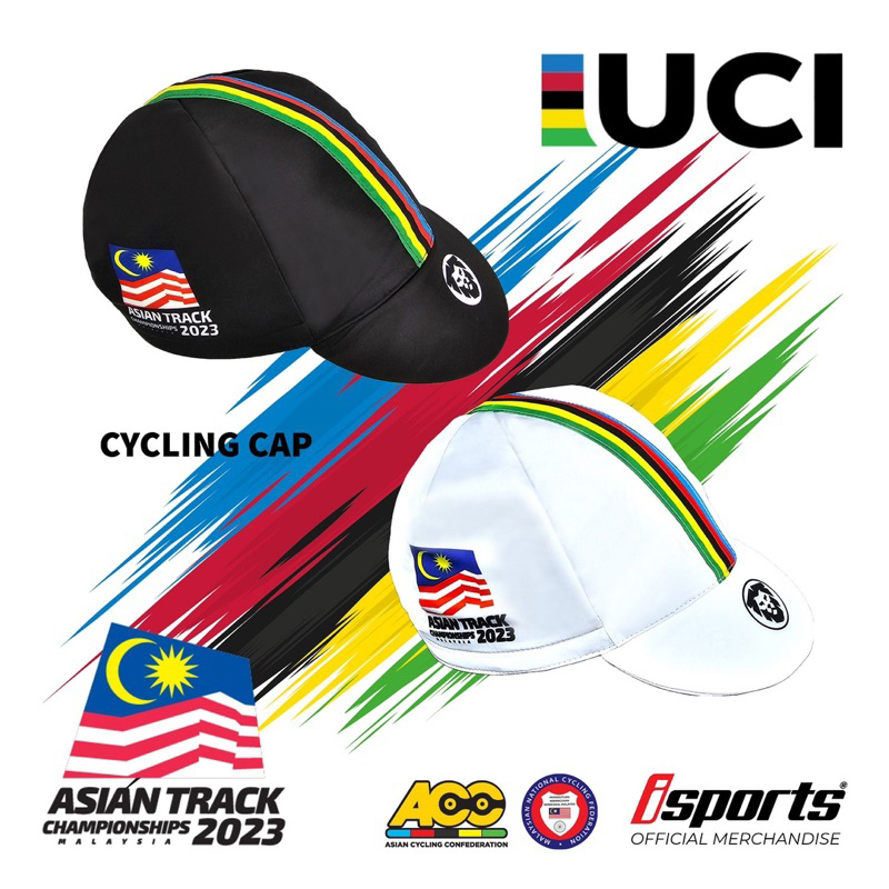 2023 UCI Asian Track Cycling Cap | Shopee Malaysia
