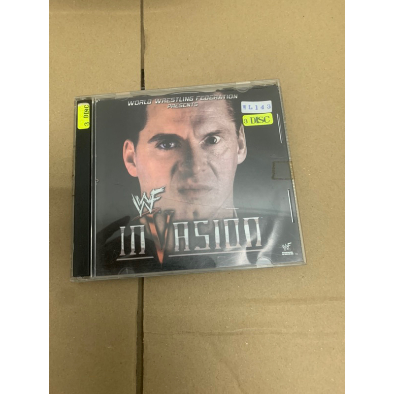 VCD WWE WWF WRESTLING INVASION 2001 GUSTI | Shopee Malaysia