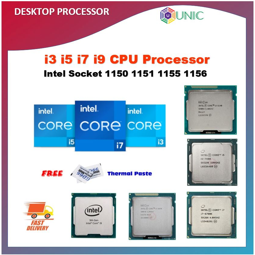 Processor Intel Core i3/i5/i7 Mix generation | Shopee Malaysia